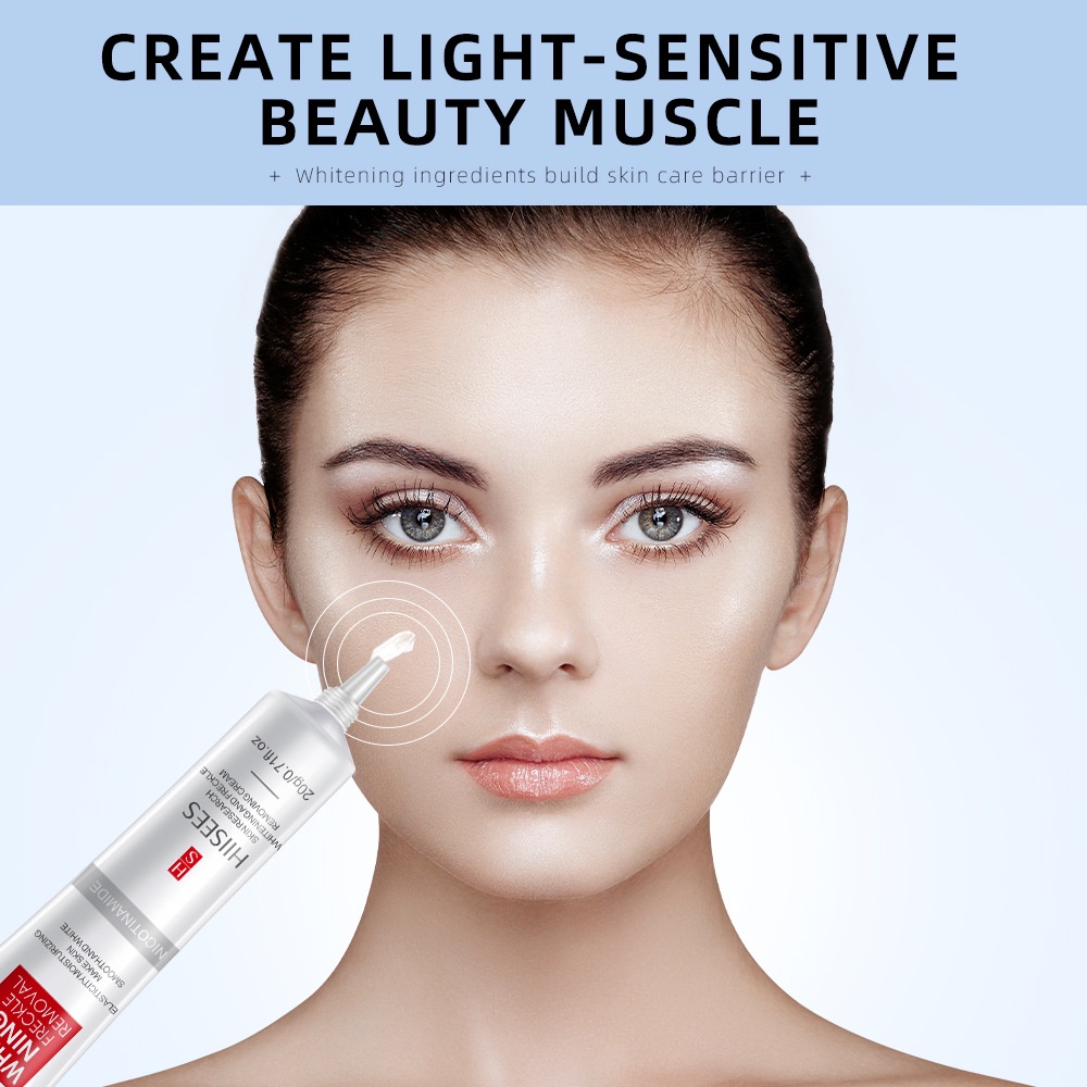 HIISEES Niacinamide Whitening Freckle Cream 20g Freckles Removal Dark ...