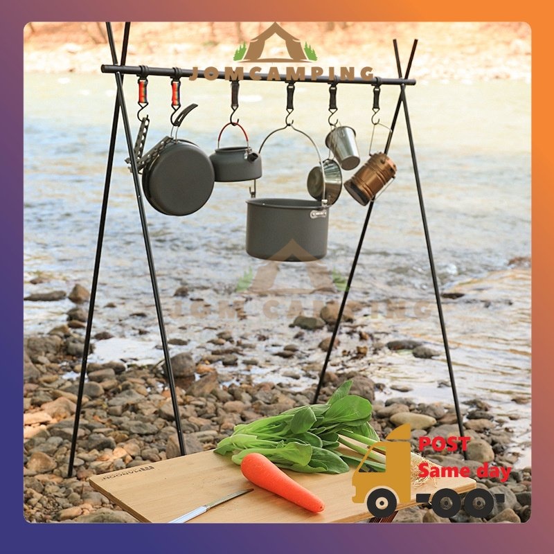 Rak Segitiga khemah Aluminum Alloy Hanging Rack Multi Camping ...