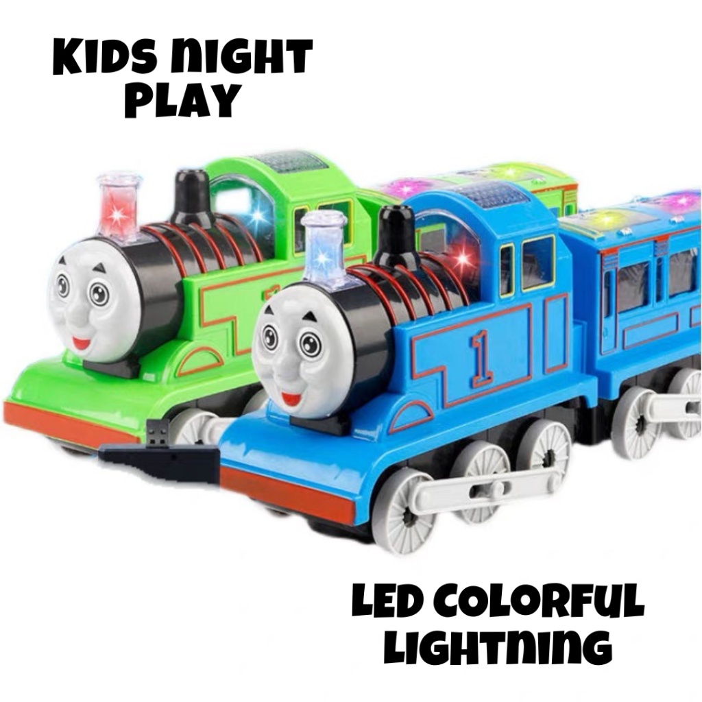 Rotate Moving Music Lightning Kids Colourful LED Electronic Music Train ...