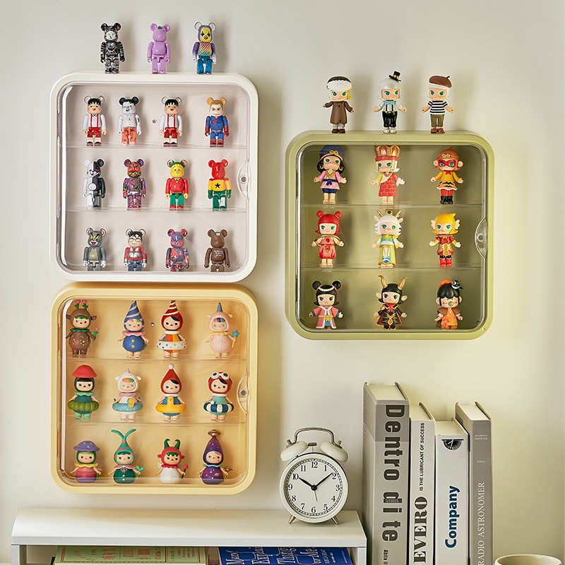 Doll Toy Display Storage Box Wall-Mounted Mystery Box Transparent ... Doll Toy Display Storage Box Wall-Mounted Mystery Box Transparent ...