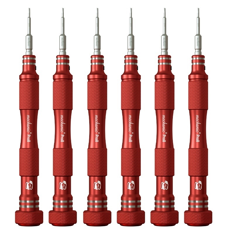 MECHANIC PRO8(MAX8) Non-Slip Screwdriver 1.2 1.5 2.5 Phillips T2 Hex 0. ...
