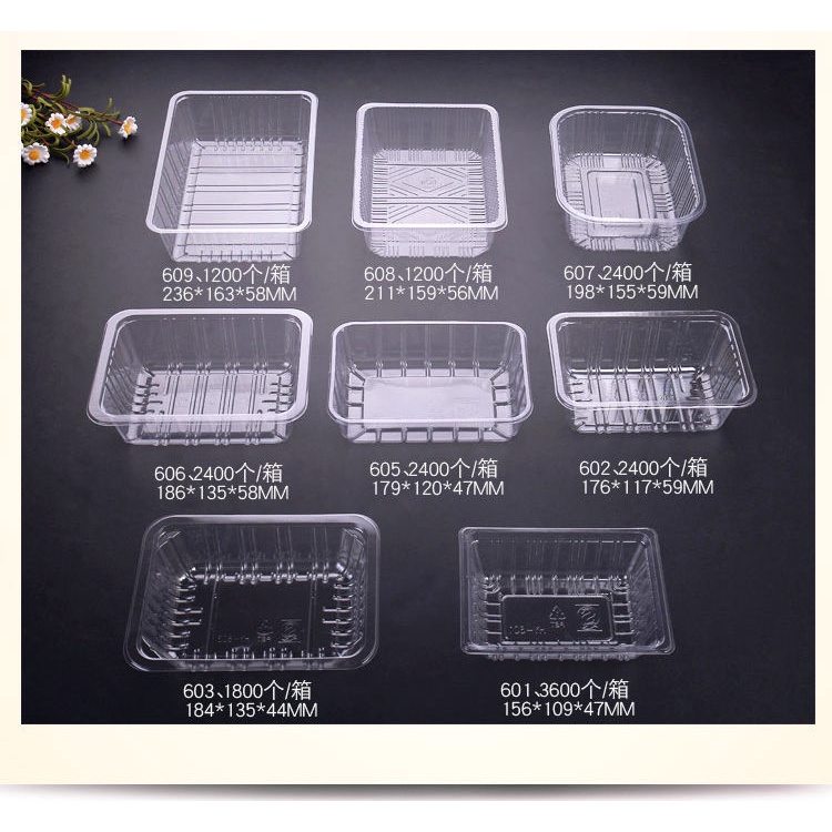 [Disposable Tray] Disposable Plastic Tray Supermarket Fresh Fruit ...