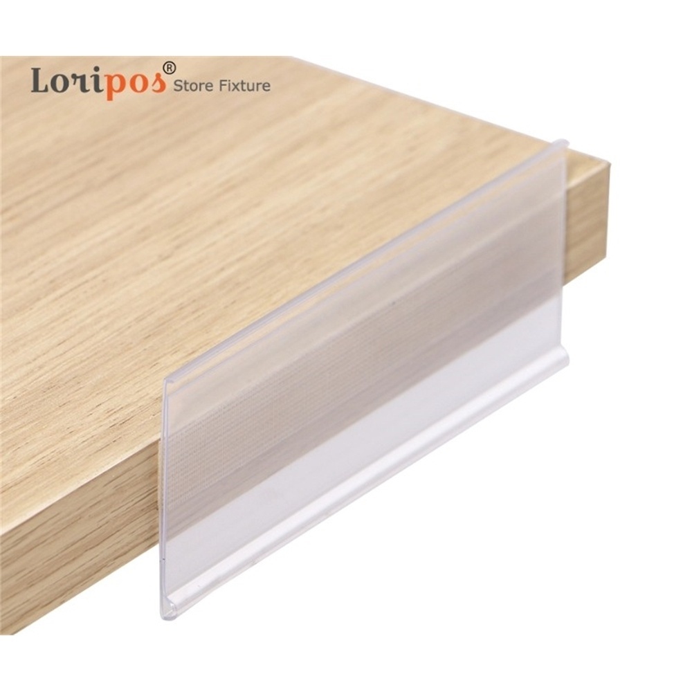 50pcs Flat Cover Price Tag Display Data Strip Price Tag Sign Label ...