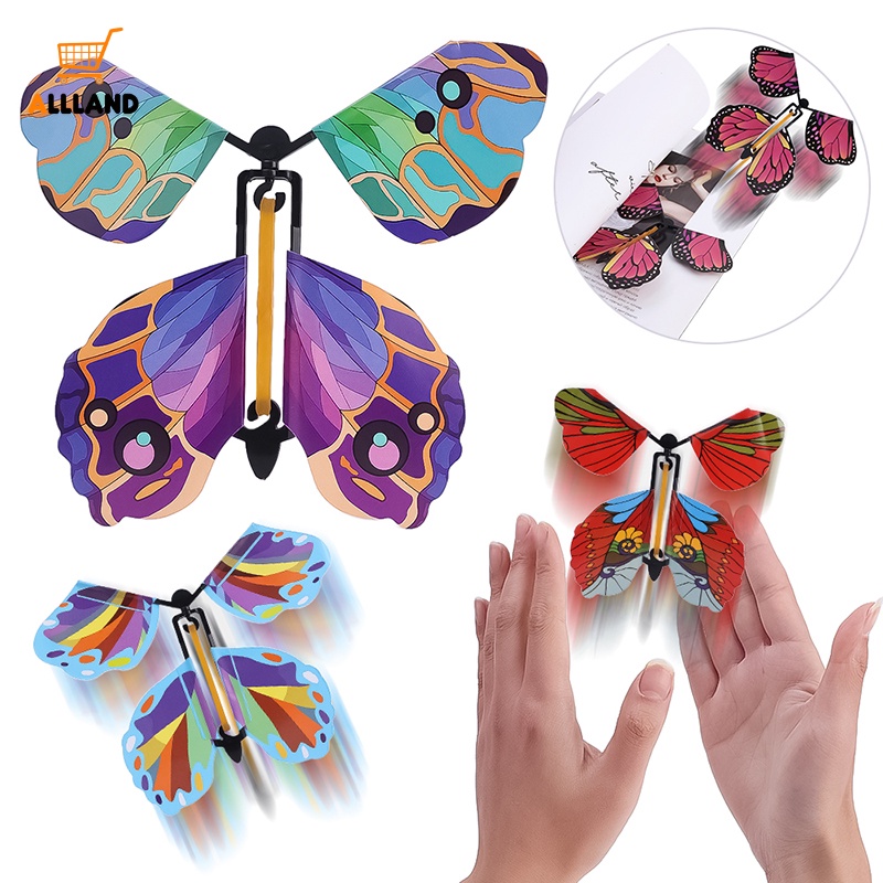 Exquisite Butterfly Shape Rotation Flying Toy/ Fun Wind-up Butterflies ...