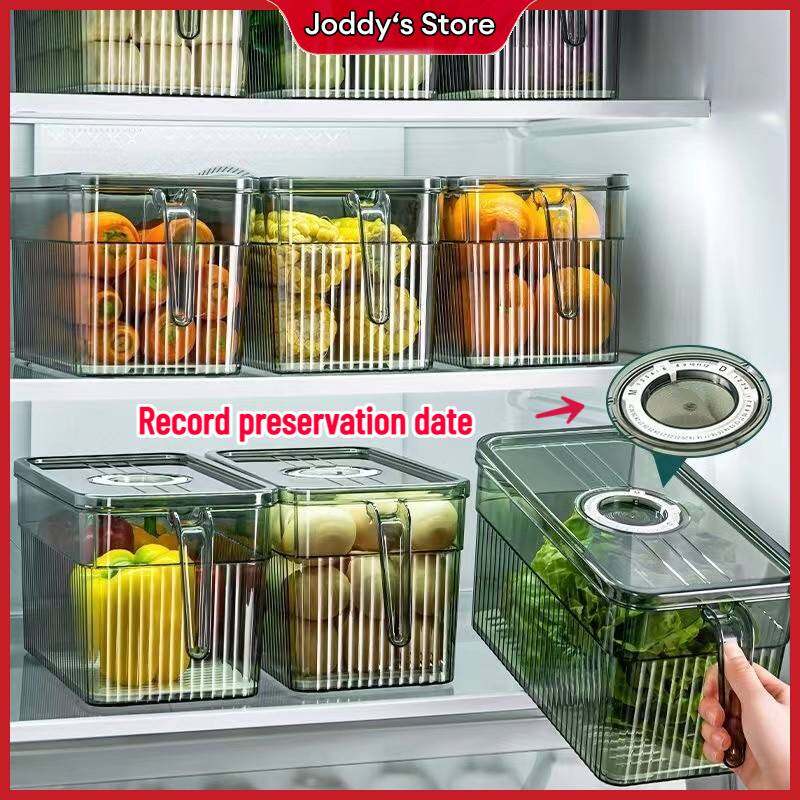 Kitchen Fruit And Vegetable Refrigerator Organizer Storage Box ...