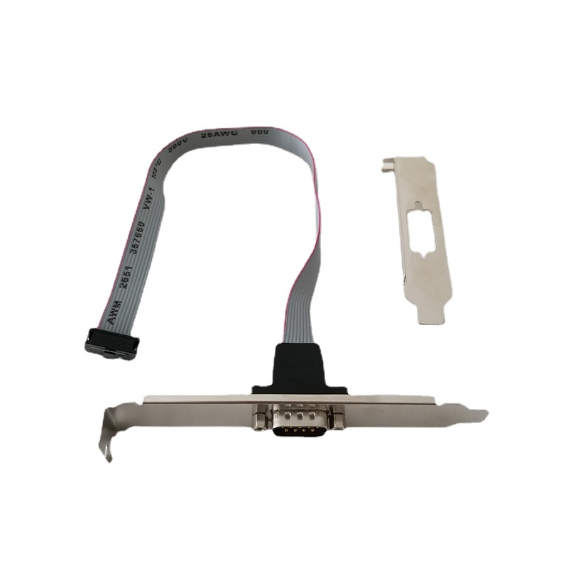 Low profile & Normal Bracket Serial DB9 RS232 9pin 9p Com Port host ...