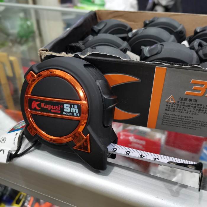 HITAM 5m Hand meter Black nylon coating 5m Pull meter | Shopee Malaysia