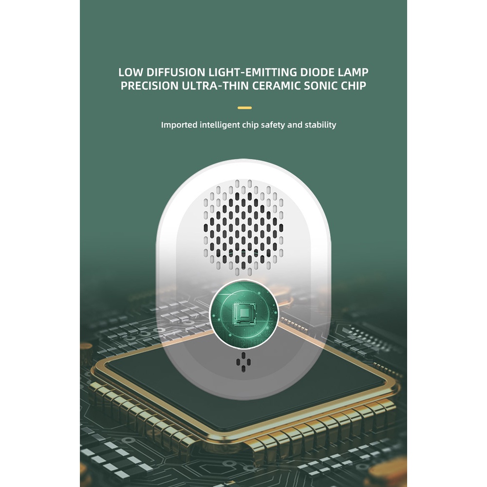 Ultrasonic Pest Repeller Light Sonic Insect Repellent Light Pest ...