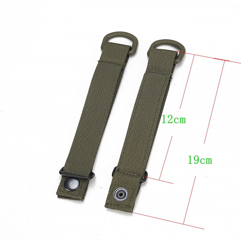 LUC 2 pieces Straps Quick connect Molle buckle straps for pack and gear ...