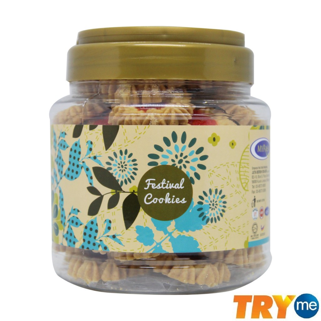 Myrasa Biscuit Raya Butter Cookies Strawberry - 360g | Shopee Malaysia
