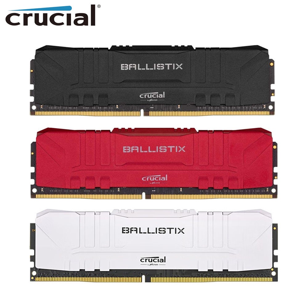 Crucial Ballistix Desktop PC RAM DDR4 2666MHz 3200MHz Unbuffered DIMM ...