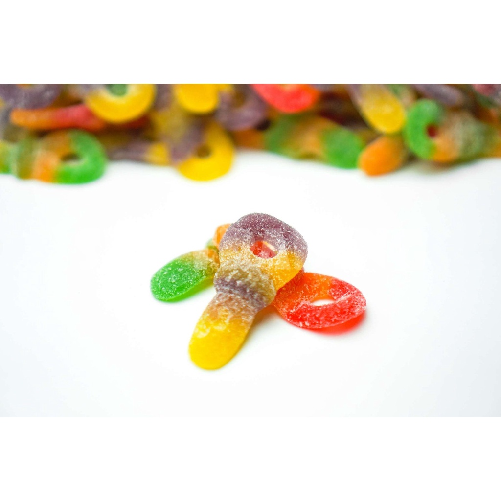 Sour Dummies Mix Rings Assorted Bebeto Halal Gummy Candy - 100g ...