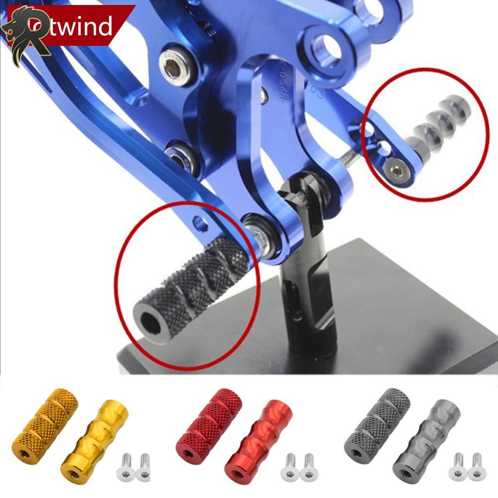 RL 1Pair CNC Motorcycle M6 Racing Gear Shift Lever Peg Brake Pedal ...