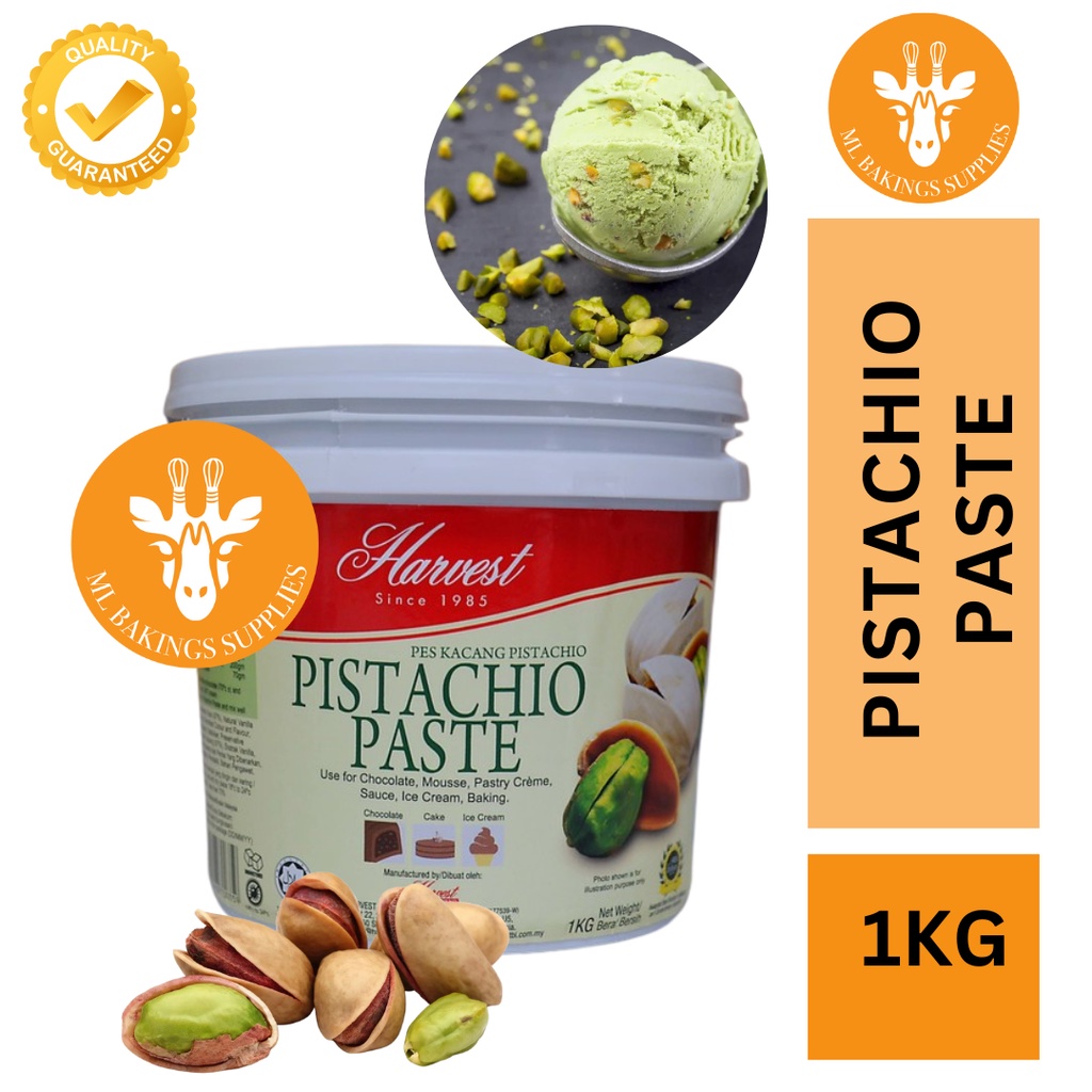 [READY STOCK] Pistachios Paste / Pes Kacang Pistachio 1kg - NATURAL ...