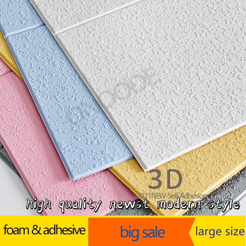3d stone foam Wallpaper Foam Wall Sticker Home Living Room Bedroom ...