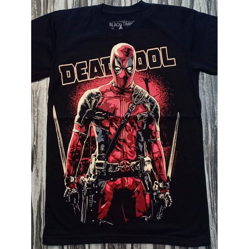 BT120 DEADPOOL DUAL SWORD MARVEL UNIVERSE SUPERHERO FANART MOVIE ...