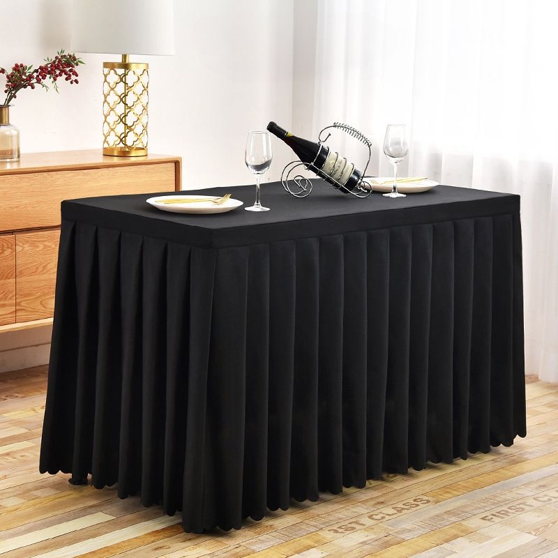 FULL COVER Alas Meja Kain Table Party Banquet Tablecloth Meja Banquet ...