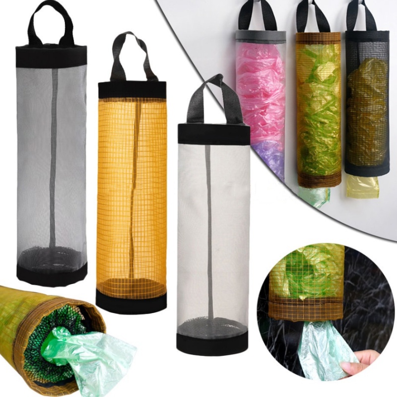 3 pcs Grocery Bag Holder Wall Mount Plastic Bag Holder Dispenser ...