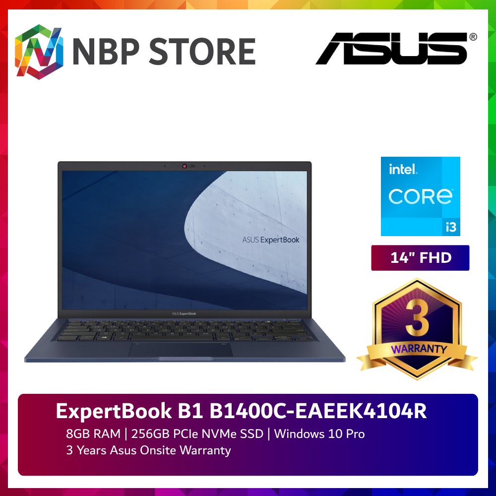 Asus ExpertBook B1 B1400C-EAEEK4104R 14'' FHD Laptop Star Black ( I3 ...