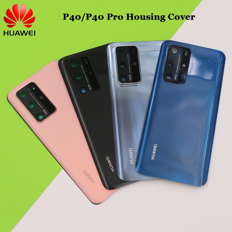Original Back Glass Battery Cover For Huawei P40 ANA-LX4/P 40 Pro ELS ...