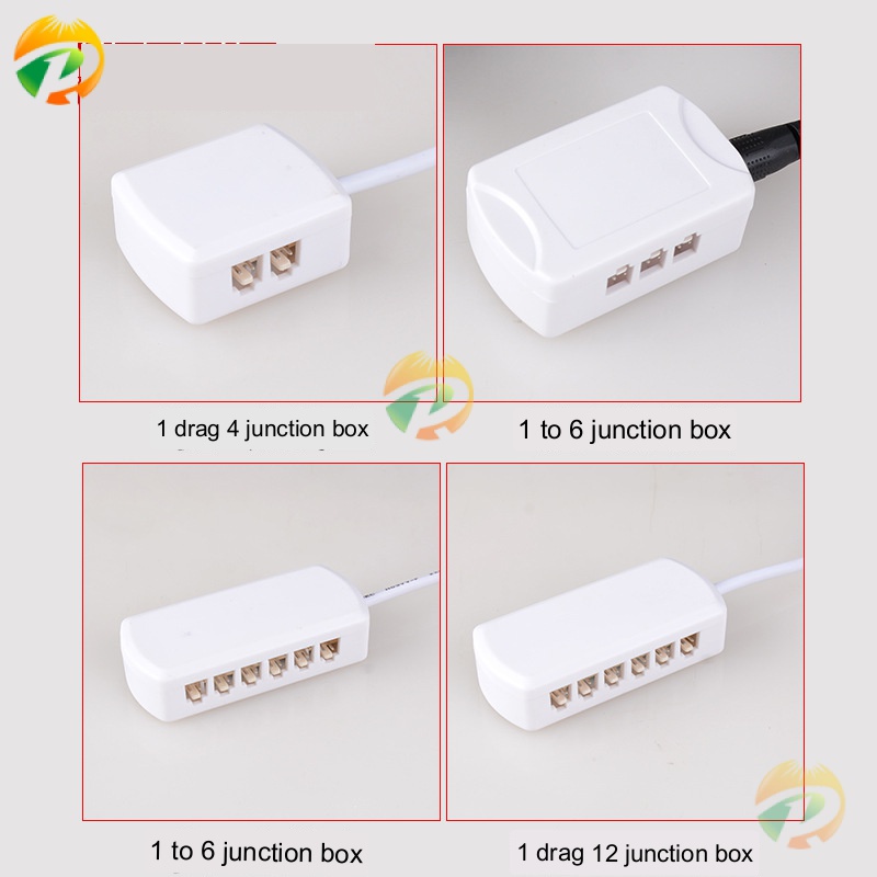 Led Cabinet Light Splitter Box 1 for 4 Junction Box Light Strip Light ...