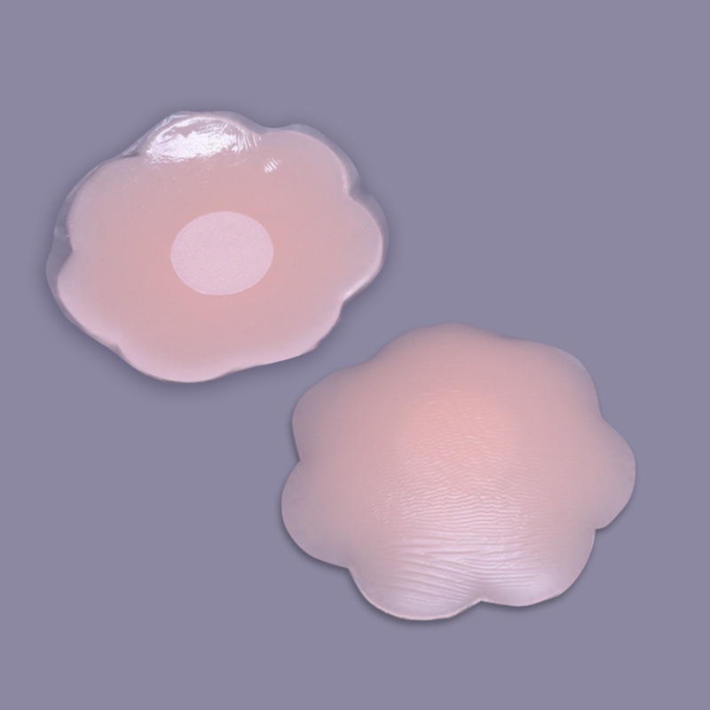 Invisible Push Up Bra Reusable Silicone Strapless Chest Stickers Women ...