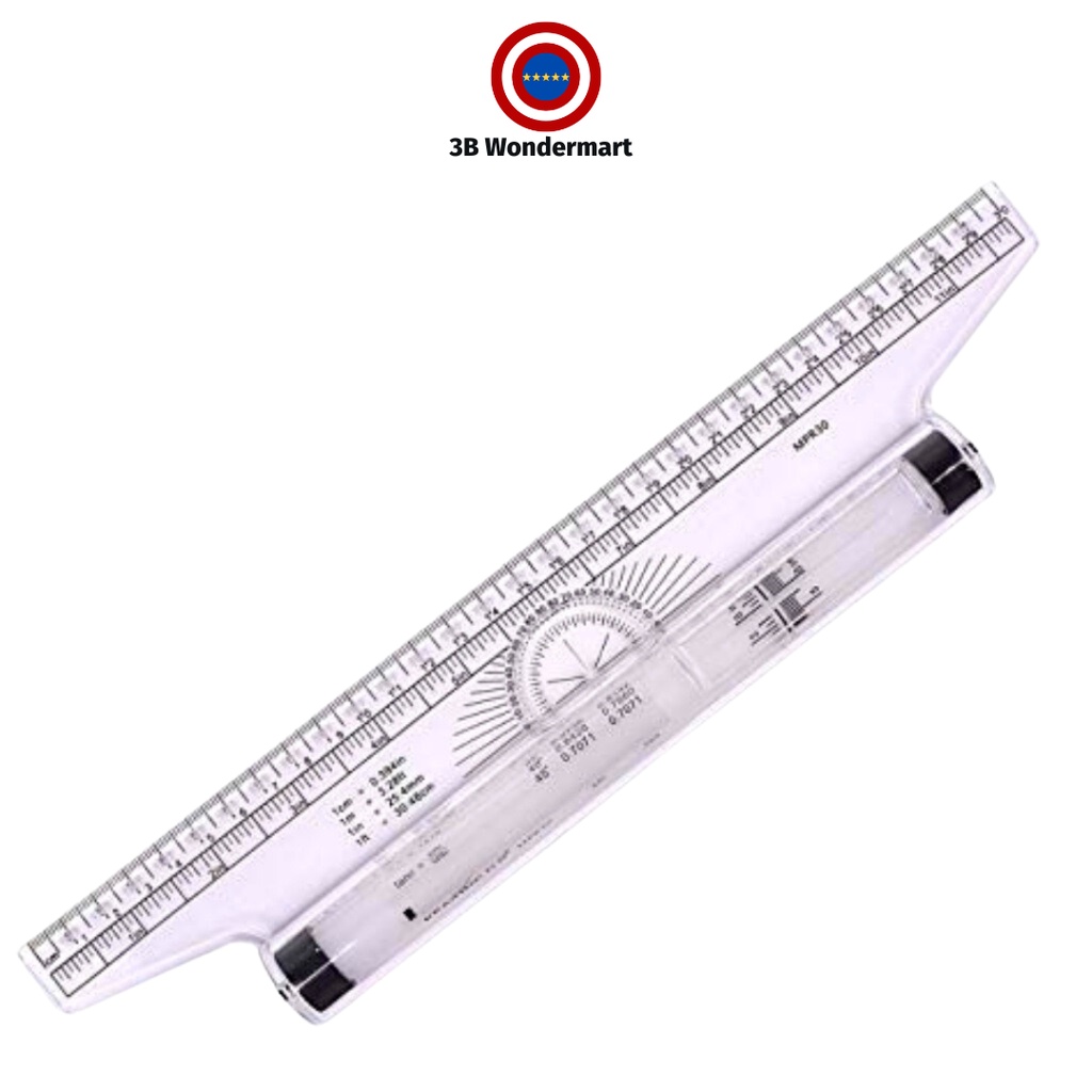 Multi-purpose Clear Rolling Parallel Ruler For Art Architect Design ...