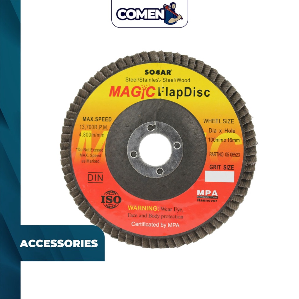 MAGIC FLAP DISC 4 Inch Sanding Grinder Disc Sandpaper Grinder Abrasive ...