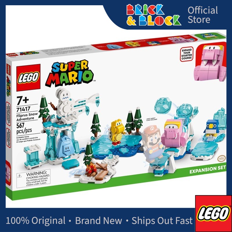 LEGO 71417 Fliprus Snow Adventure Expansion Set | LEGO Super Mario ...