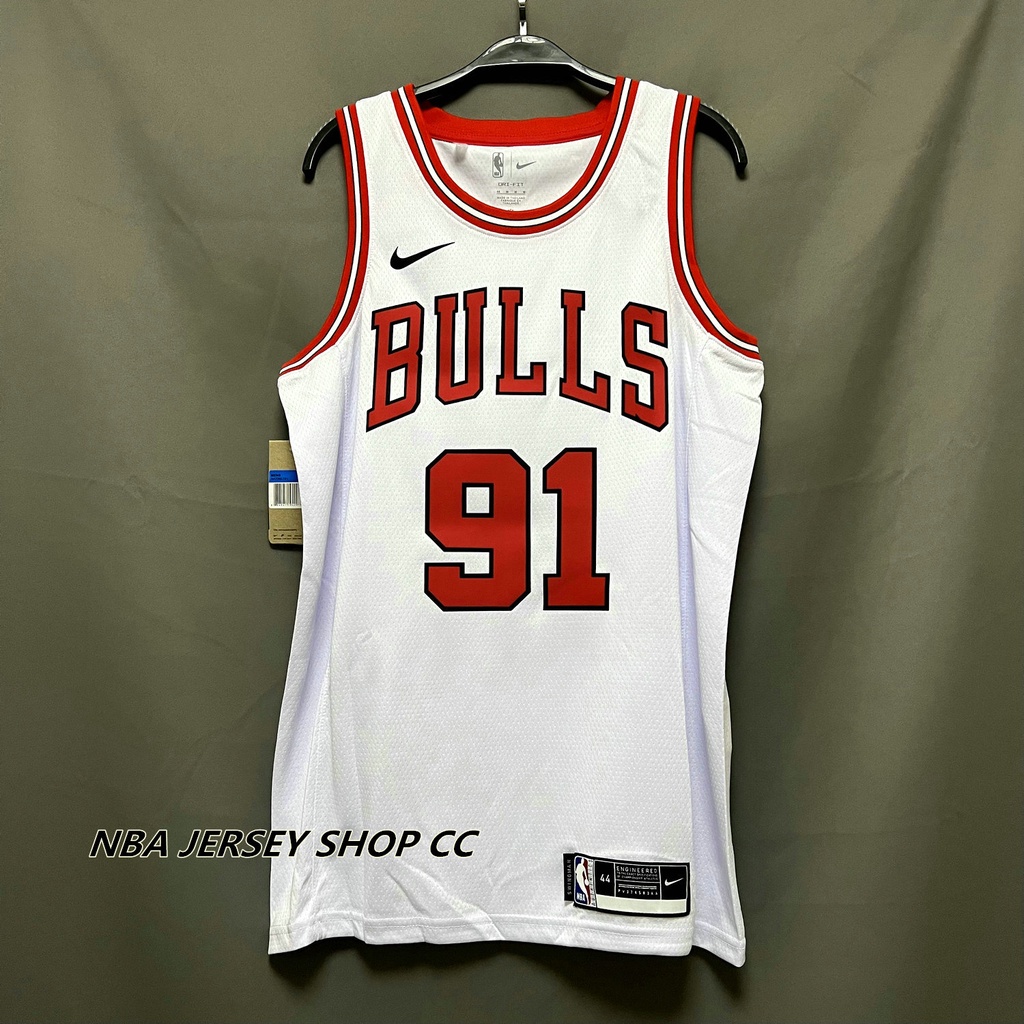 Men's New Original NBA Chicago Bulls #91 Dennis Rodman Jersey Heat ...