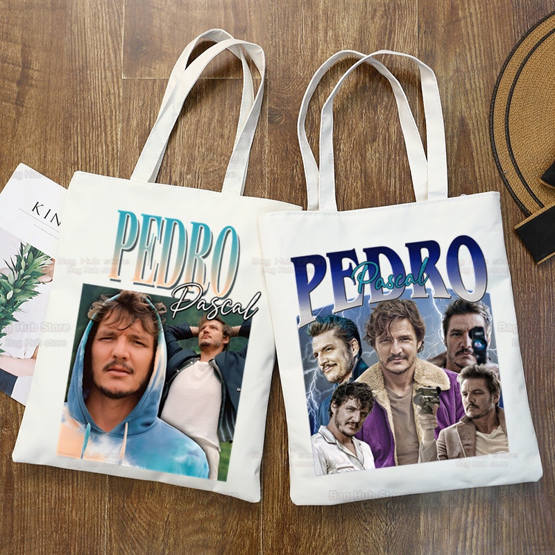 Pedro Pascal My Boy Friend Reusable Shopping Bag Women Canvas Tote Bags ...