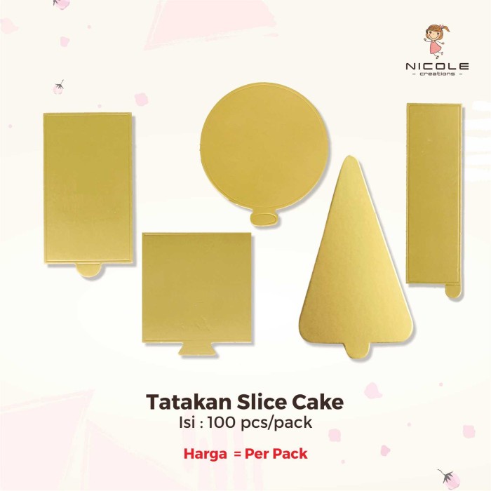 Paper slice/ slice base/ Cake slice Cake | Shopee Malaysia