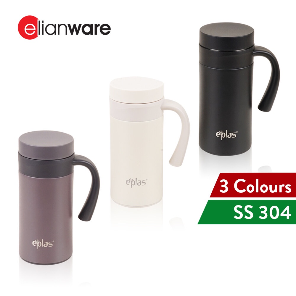 Eplas Stylish Vacuum Mug With Non-Slip Base (400ml/520ml) | Shopee Malaysia