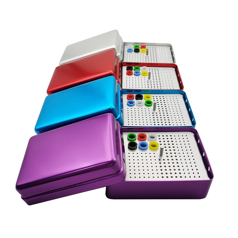 Dental 180 Holes Bur Box Dental Endo Box FG Burs Holder Autoclave ...
