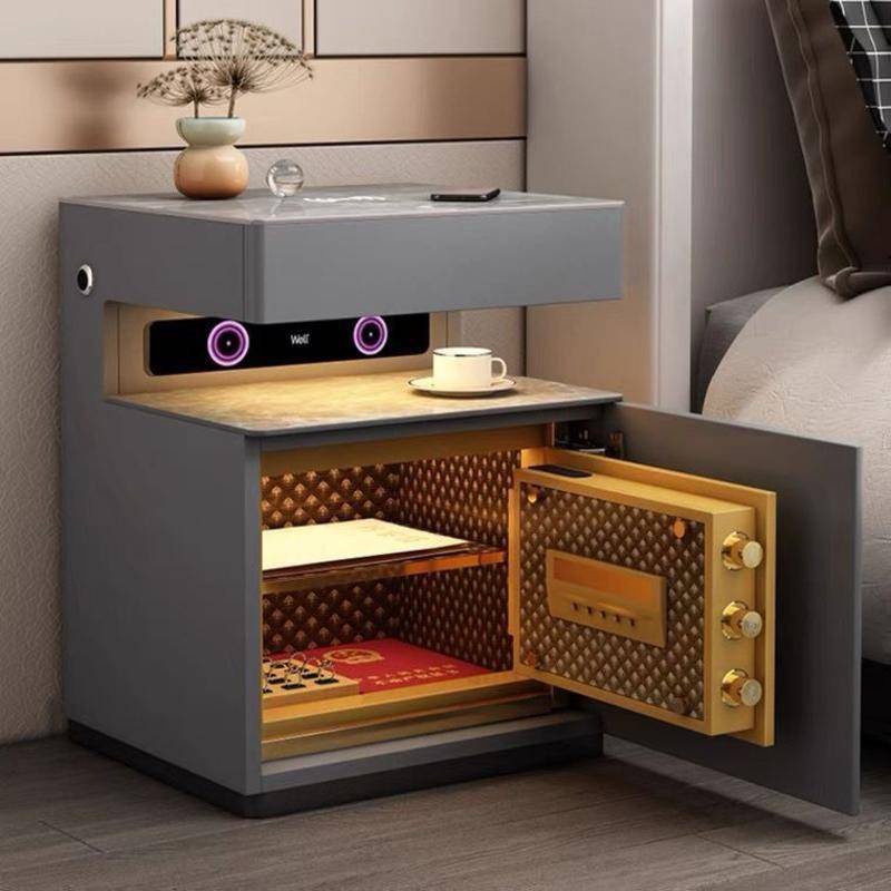 Smart Side Cabinet Smart Safe Bedside Cabinet Safe Integrated Smart ...
