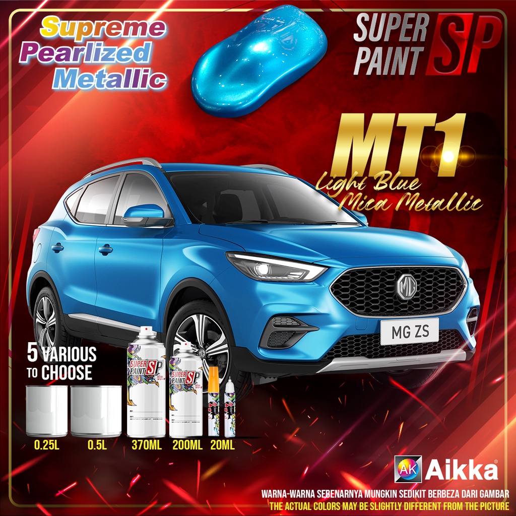 Aikka MT1 LIGHT BLUE MICA METALLIC SUPREME METALLIC 2K PAINT DIY ...