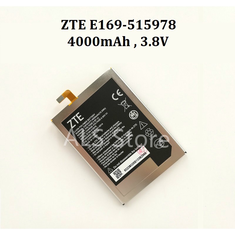 Battery ZTE Blade A452, Q519T, X3, D2 - E169-515978 - 4000mAh | Shopee ...