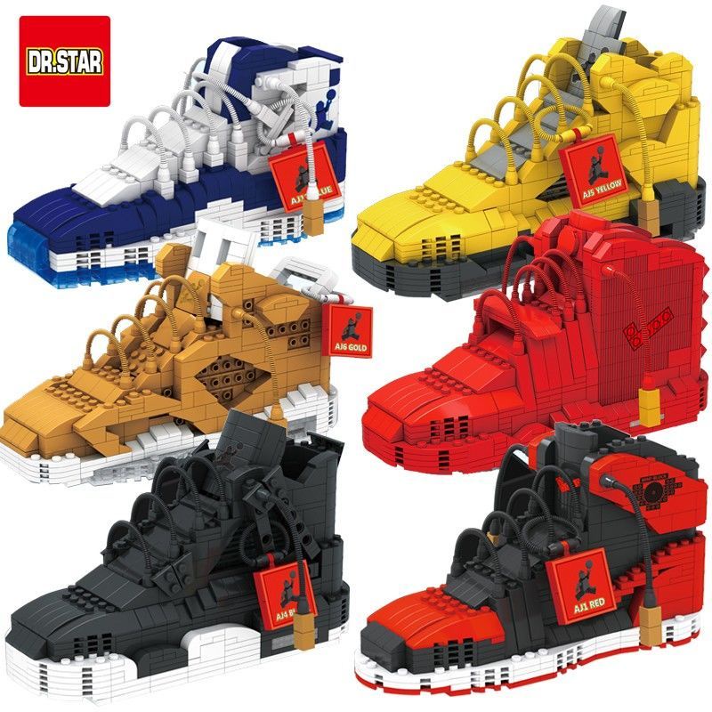 Compatible With Lego Building Blocks Mini Particle Basketball Sneakers ...