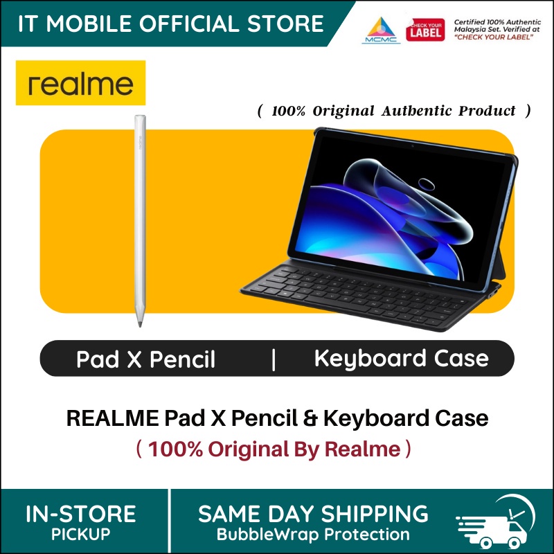 Realme Pad X Pencil Keyboard Case Stylus V2 TypeC Compatible Realme Pad ...