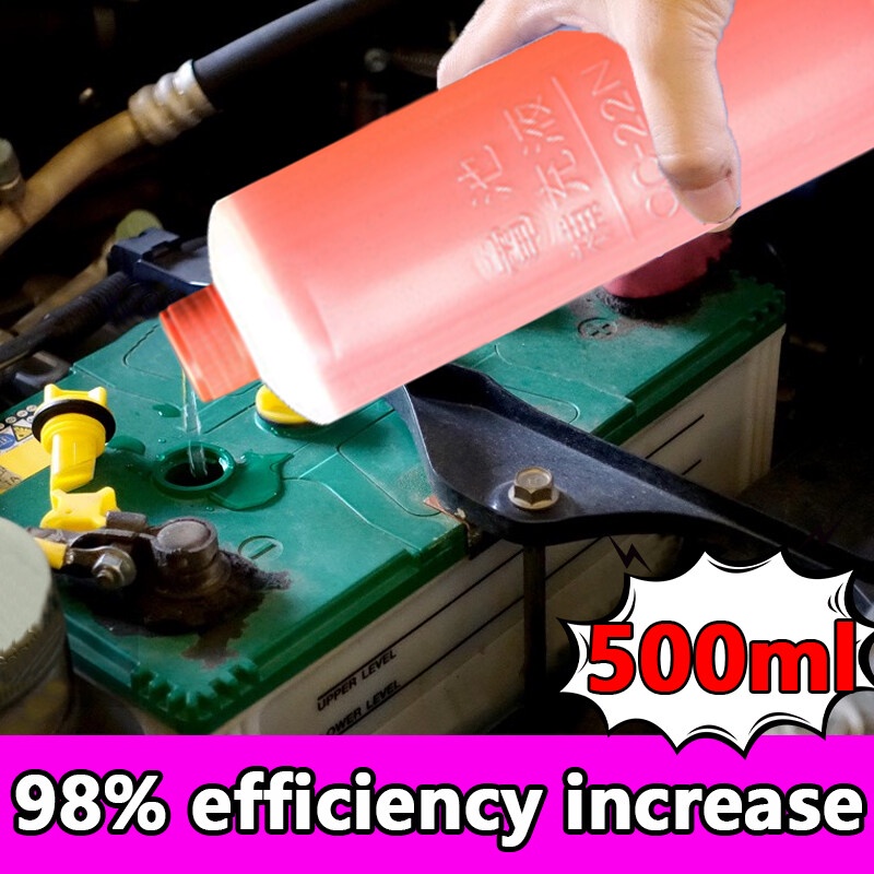 【Upgrade large capacity】500ml OD Car battery water Serbuk bateri kereta ...