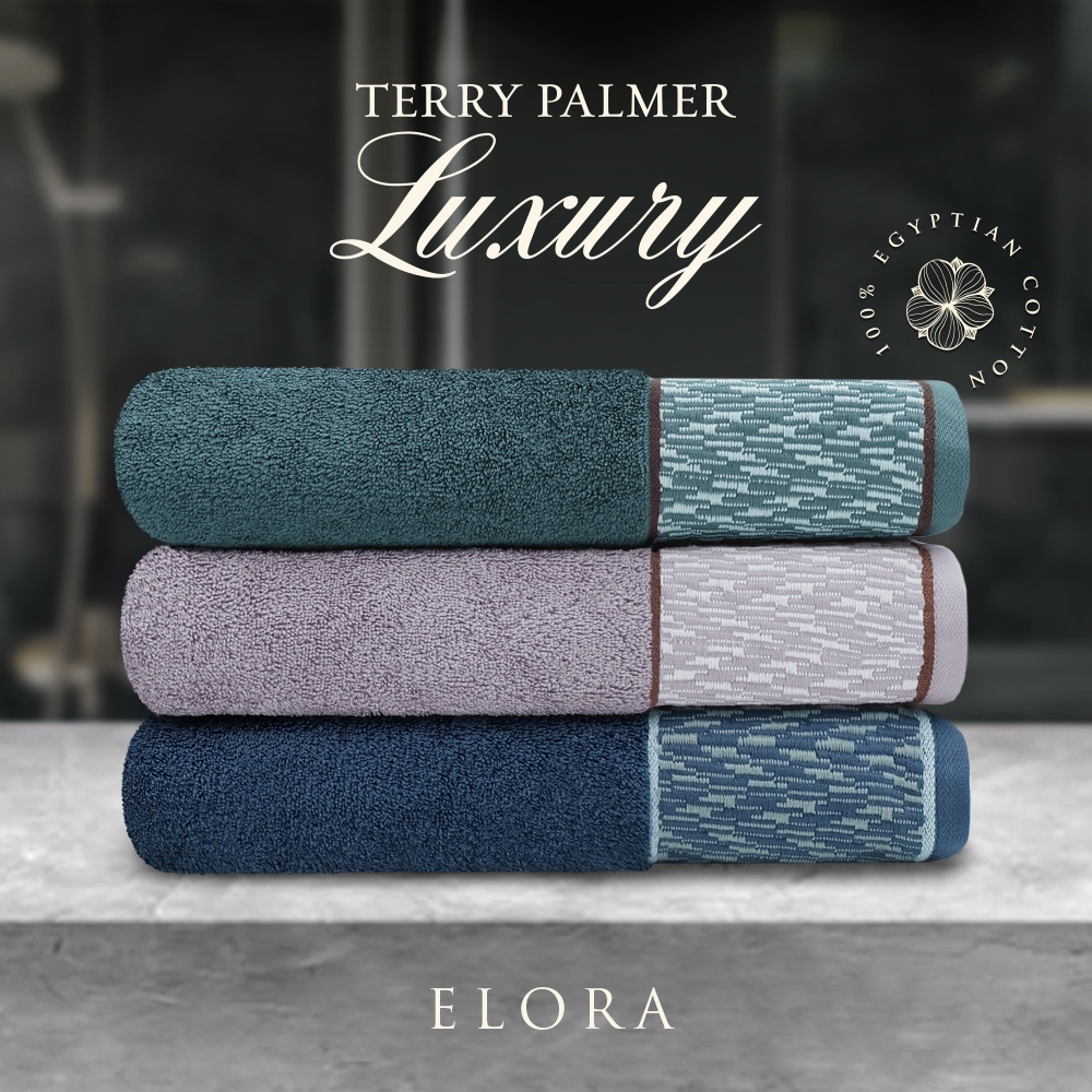 TERRY PALMER LUXURY ELORA Bath Towel uk. 70cm x 140cm | Shopee Malaysia