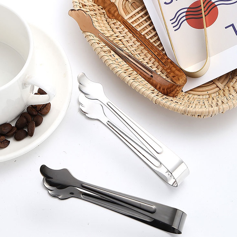 Stainless Steel Ice Cube Clip Sugar Tong Bar Ice-Cube Picker Clamp ...