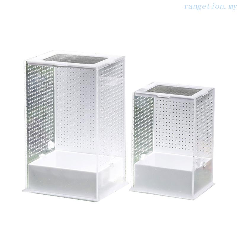 RAN Acrylic Reptile Terrarium Insect Tarantulas Enclosure-Tanks Snail ...