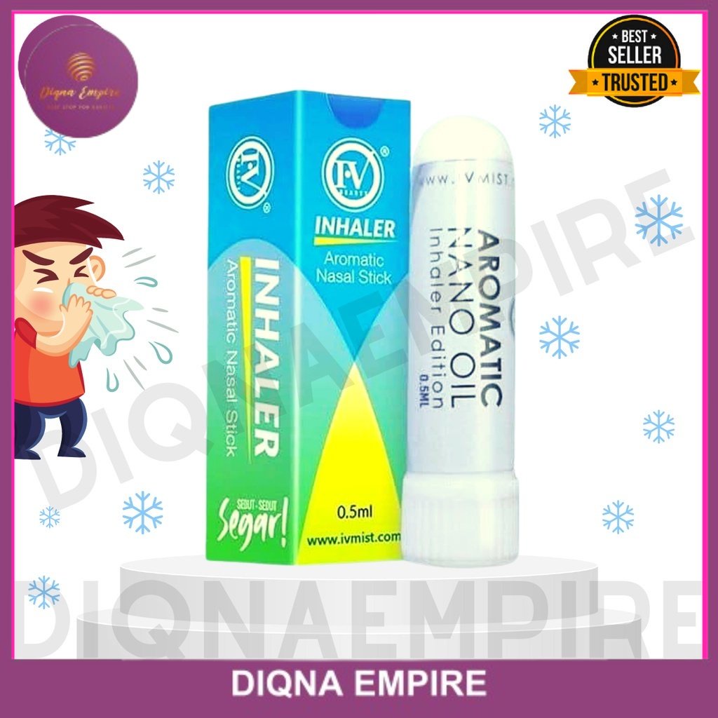 [100% ORIGINAL] IV INHALER 0.5ML Aromatic SINUS Flu Selesema Hidung ...
