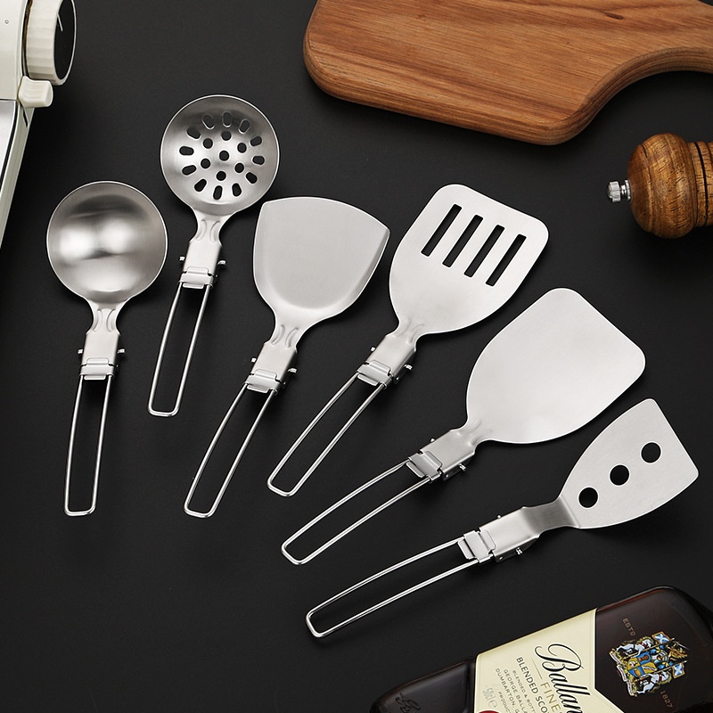 Folding Kitchenware Set Outdoor Camping Travel Kitchenware Portable 304 ...