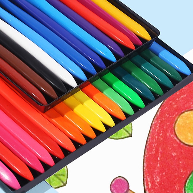 36 Colors Boxed Colorful Plastic Crayons Children Graffiti Painting ...