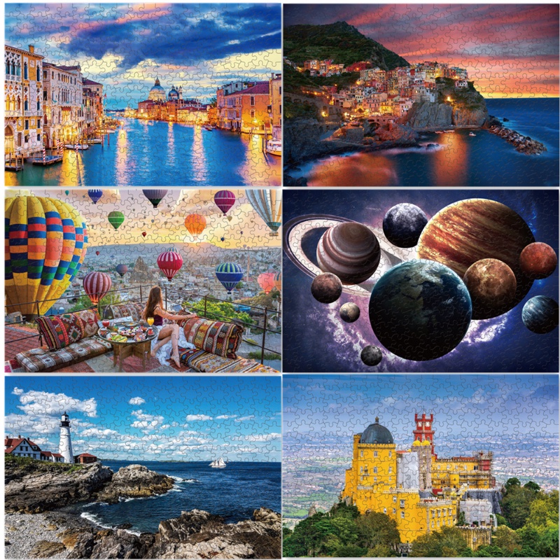 300 Pcs Window Sill landscape Jigsaw Puzzles for Adults Children 300 ...