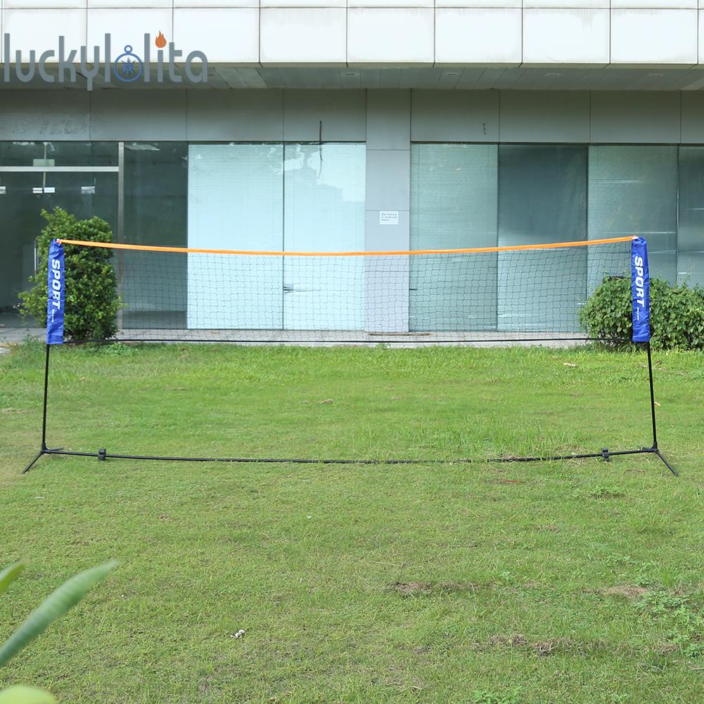 INT Portable Folding Standard Professional Badminton Net Volleyball Tennis Nets Mesh (only Net ...