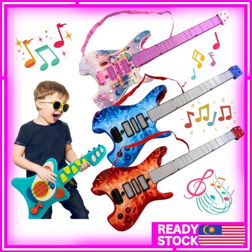 Big Size 21" Guitar Toy Children Music Instrument Acoustic Gitar Mainan ...