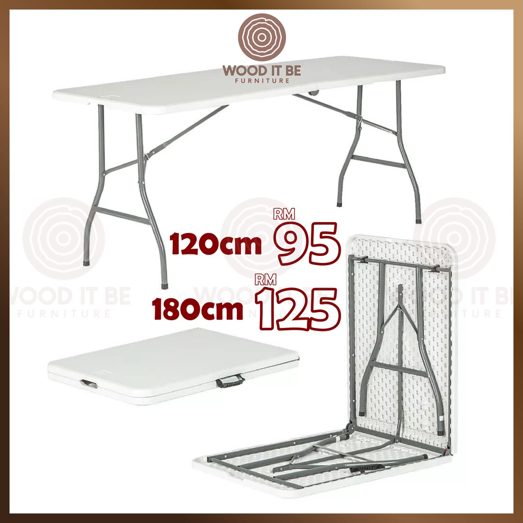 Wooditbe Multipurpose 4ft 6ft Folding Table Catering/Buffet Exhibition ...